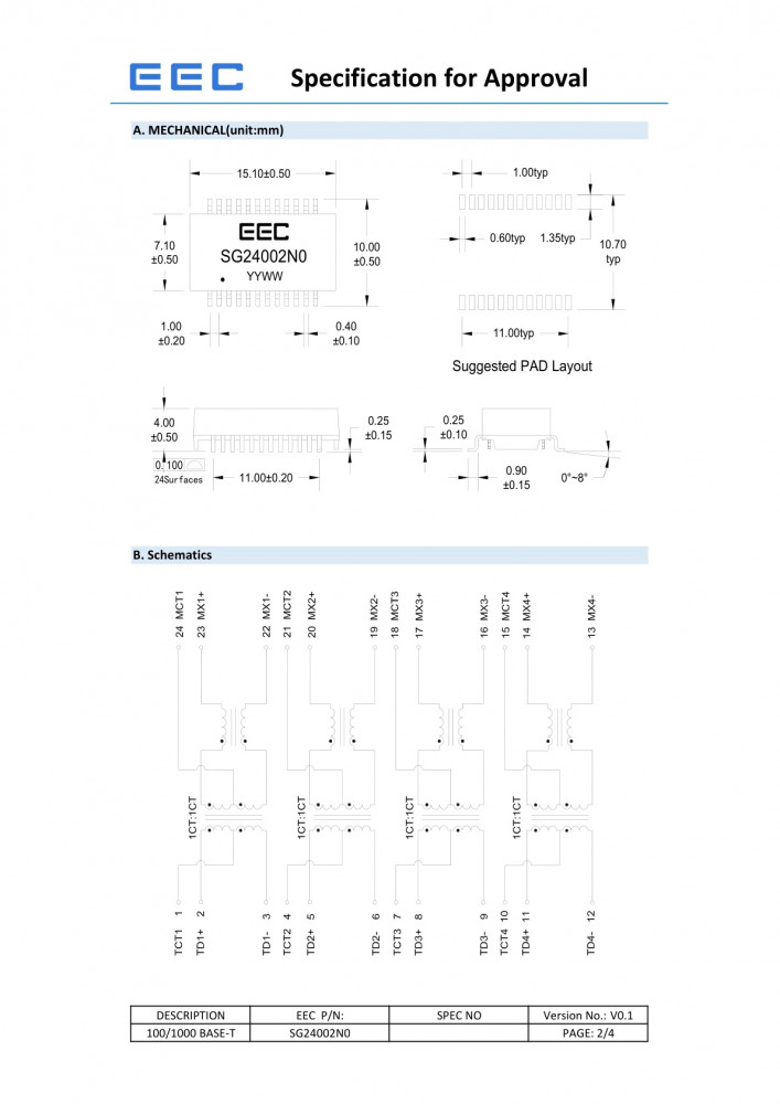 SG24002N0 technical document page 3