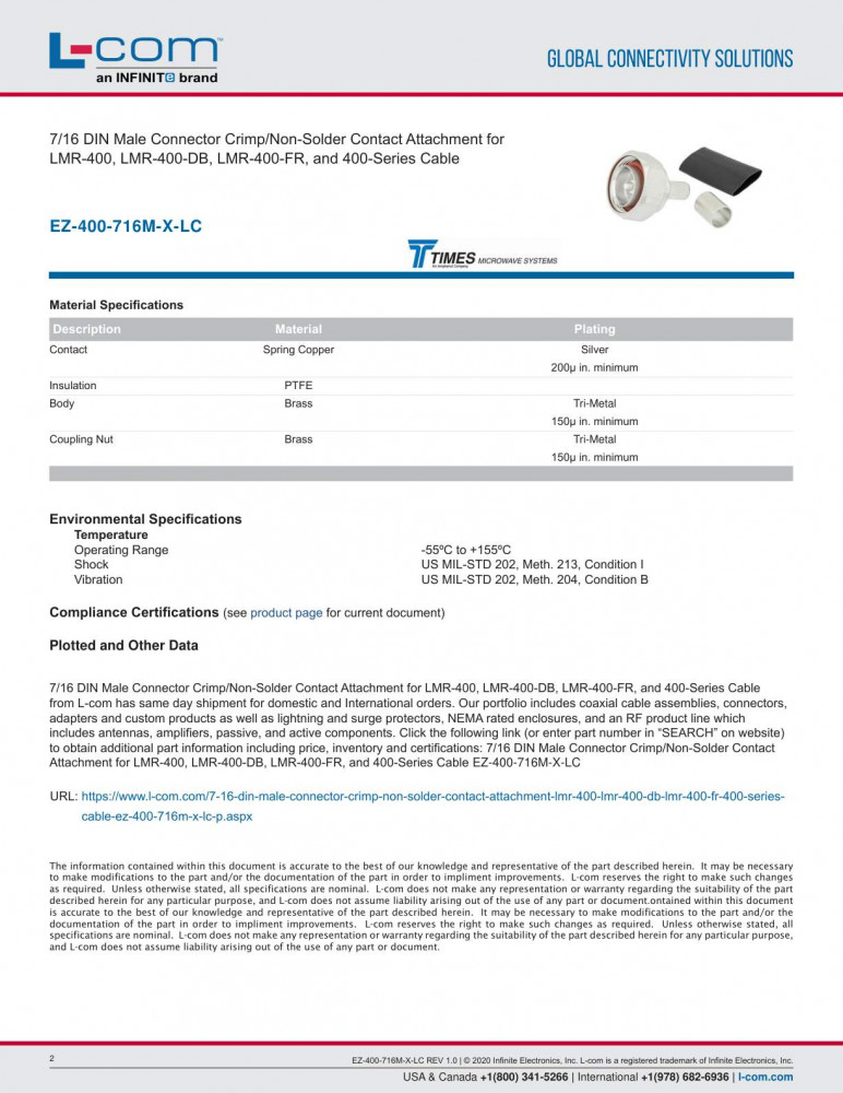 EZ-400-716M-X-LC datasheet page 2