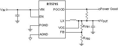 RT5721 - 2.4MHz 1A Step-Down Converter with I2C Interface