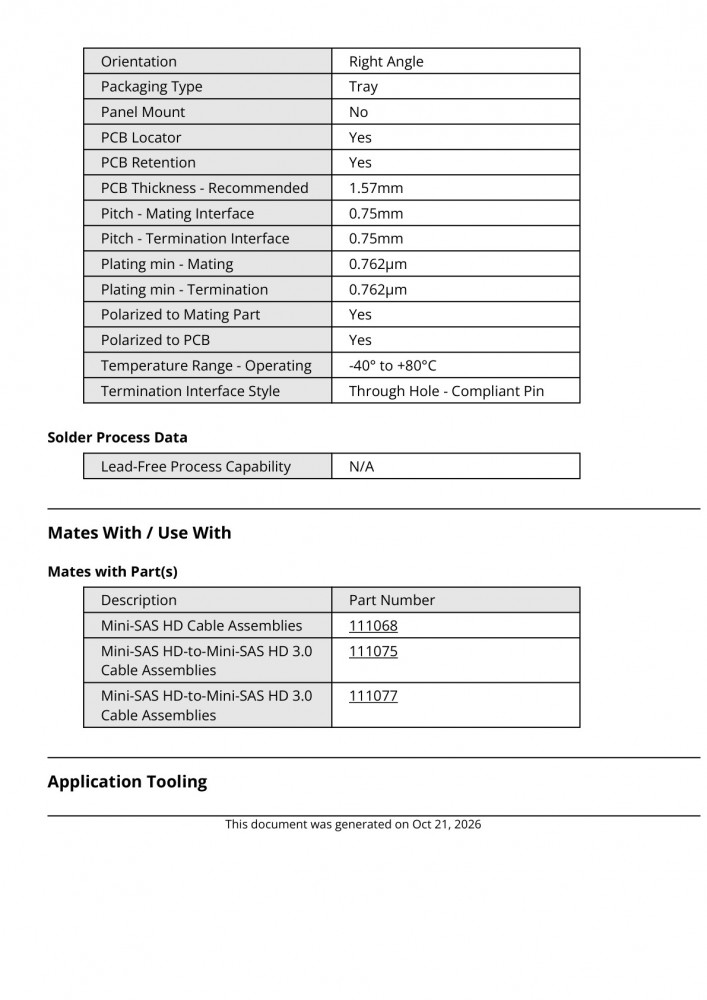 Technical document image 3 for Molex 768661125
