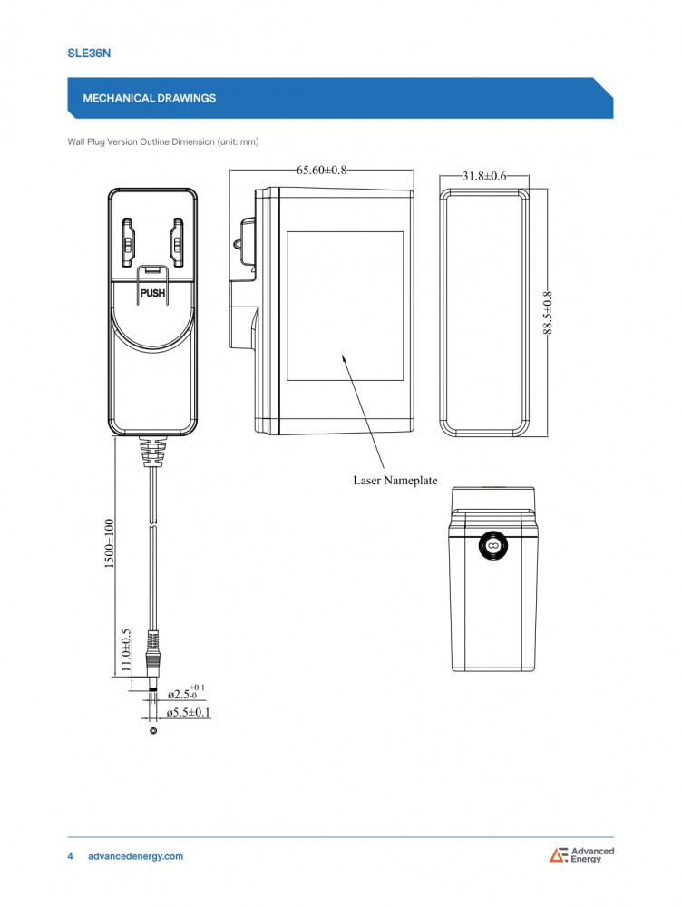 SLE36N series document page 4