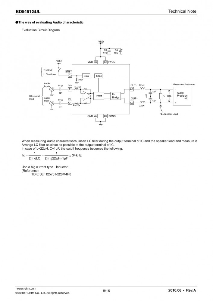 BD5461GUL-E2 datasheet page 8