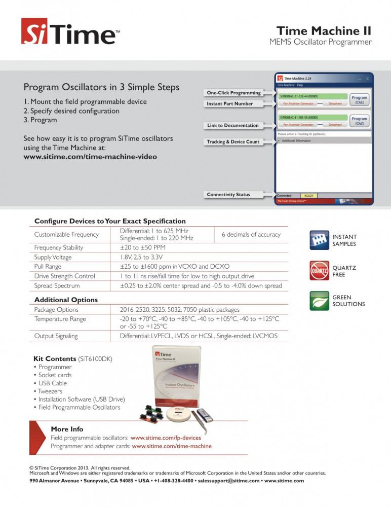 SIT6100DK technical document page 2