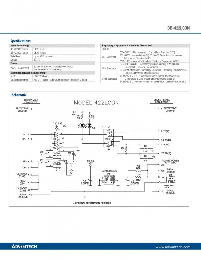 BB-422LCON documentation page 2