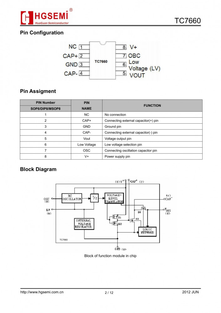 TC7660 datasheet page 2