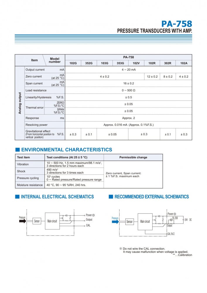 PA-758 technical document page 3
