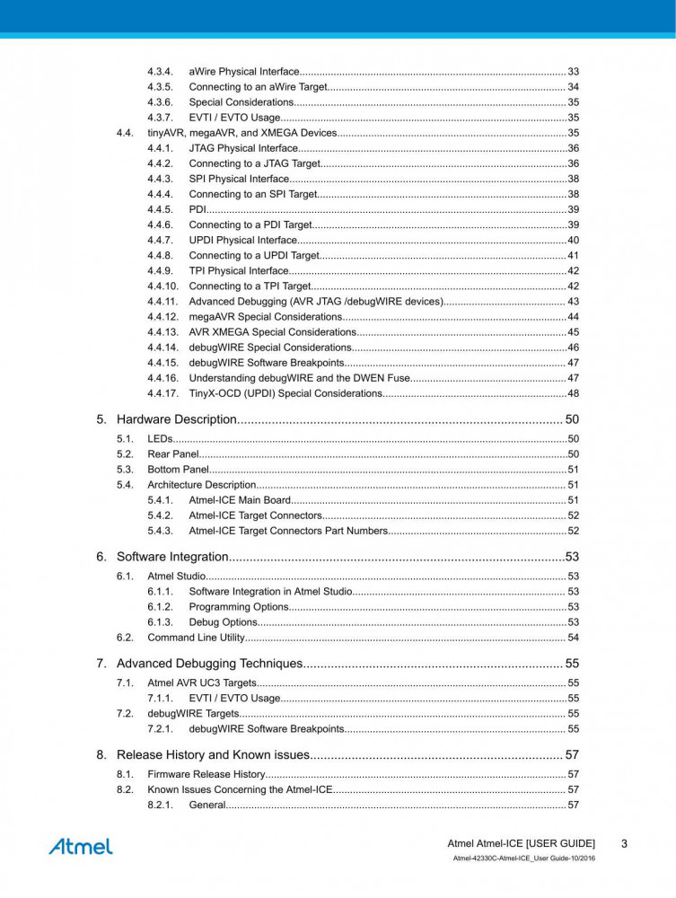 Atmel-ICE documentation page 3