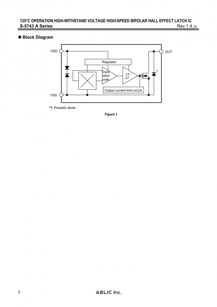 S-5743NBL1A-M3T4U technical document page 2