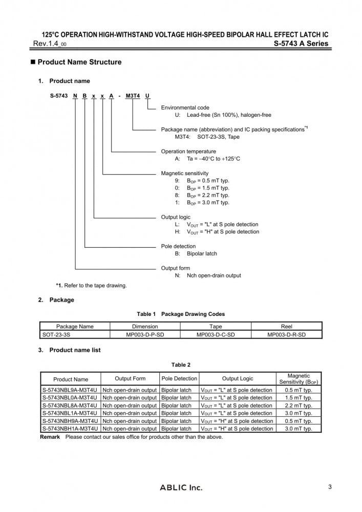 S-5743NBL1A-M3T4U technical document page 3