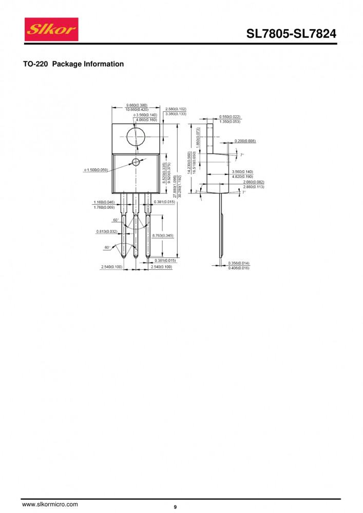 SL7824 datasheet page 9