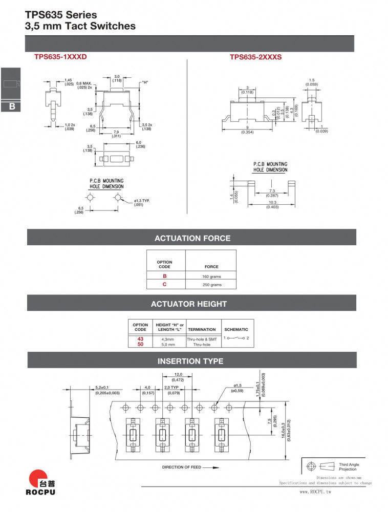 TPS635-4C50D technical document page 2