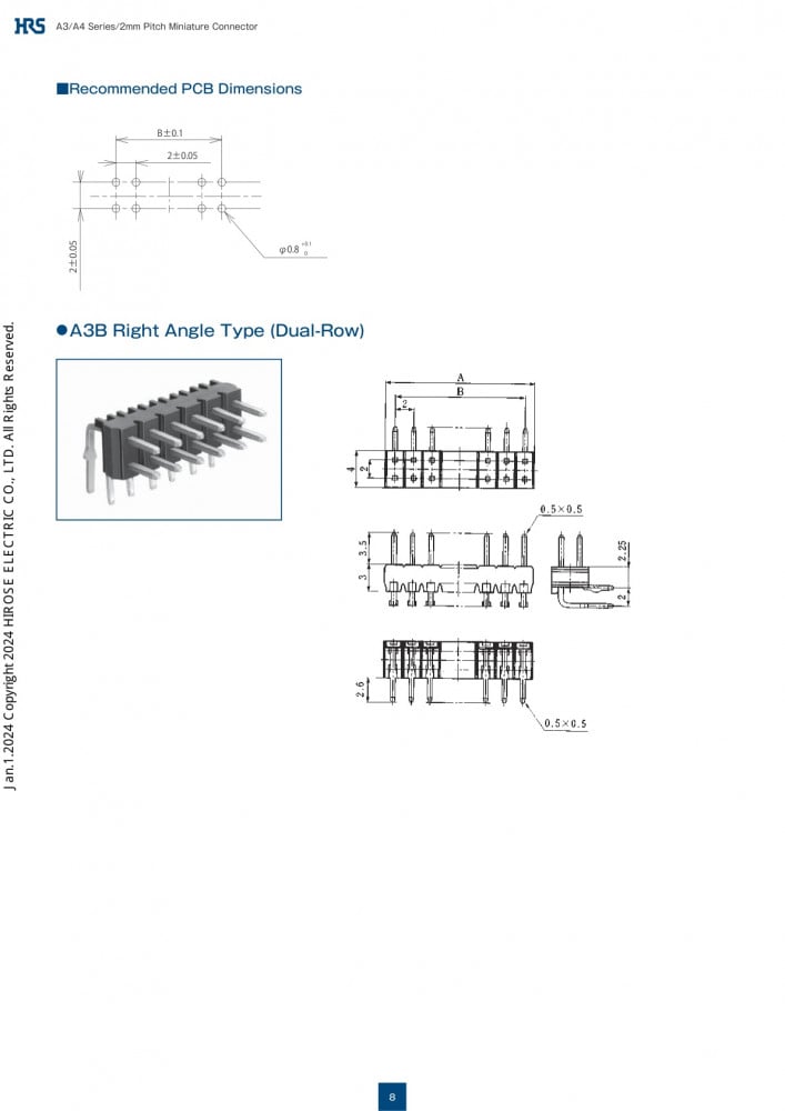 HRS A3/A4 Series document page 8