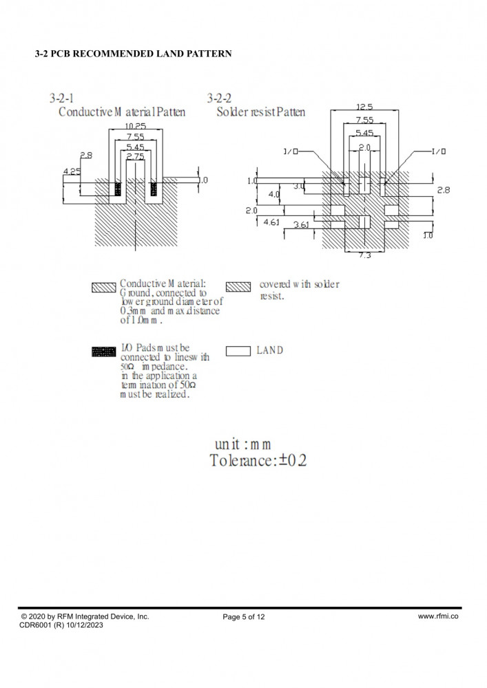 CDR6001 technical document page 5