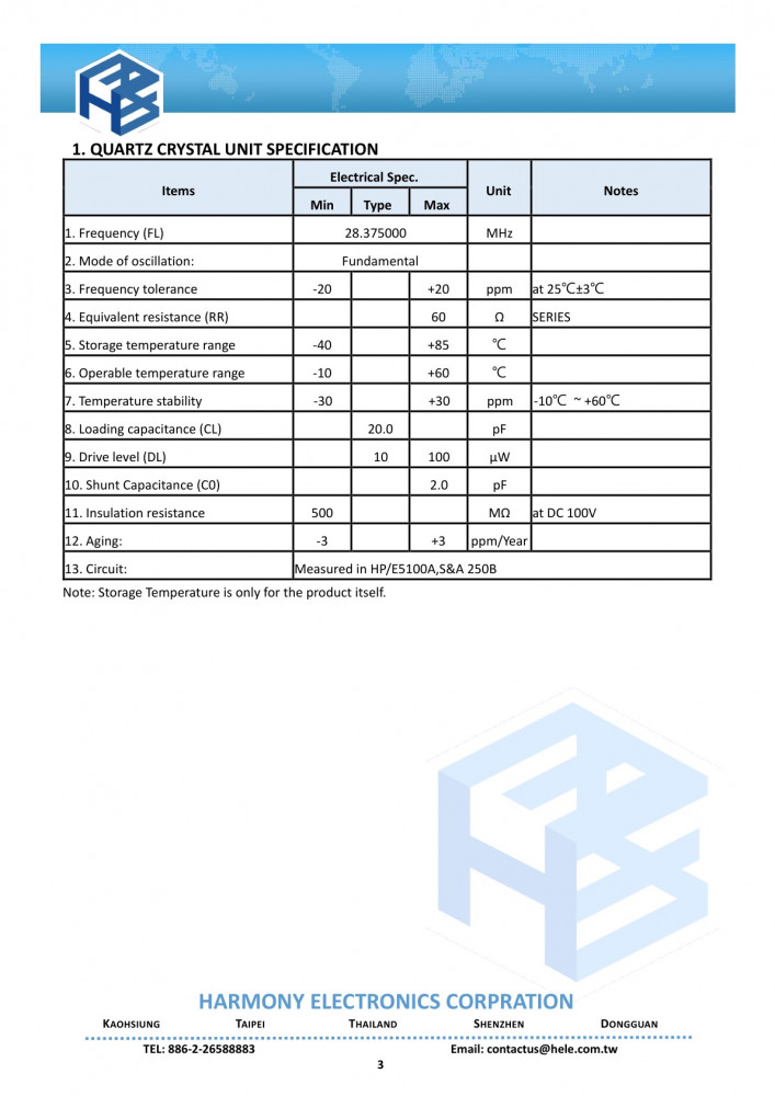 X3S028375DK1H datasheet page 4