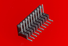 KK 254 Breakaway Header, Right-Angle with Friction Lock, 13 Circuits, 0.38µm Gold (Au) Selective Plating for sale