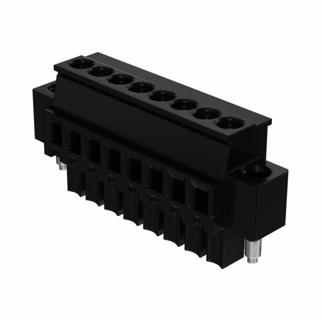 3.81mm Pitch Eurostyle Vertical Plug, with Retention Screws, Rear Wire Entry, 8 Circuits for sale