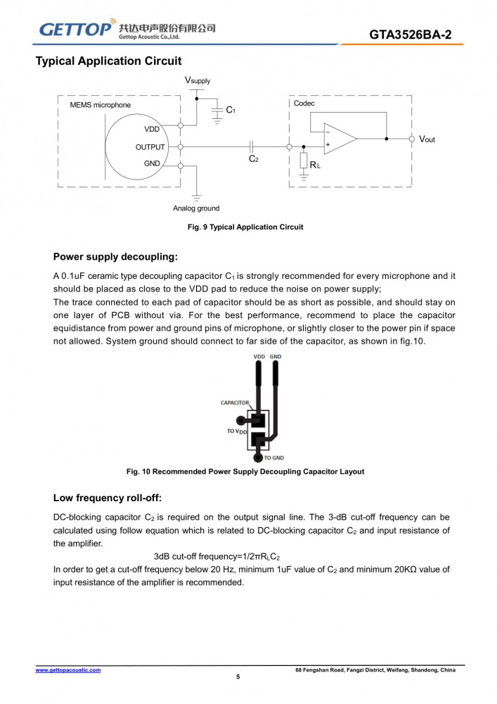 GTA3526BA-2 technical document page 5