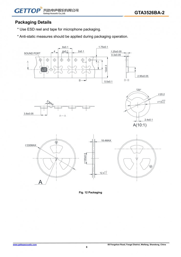GTA3526BA-2 technical document page 8