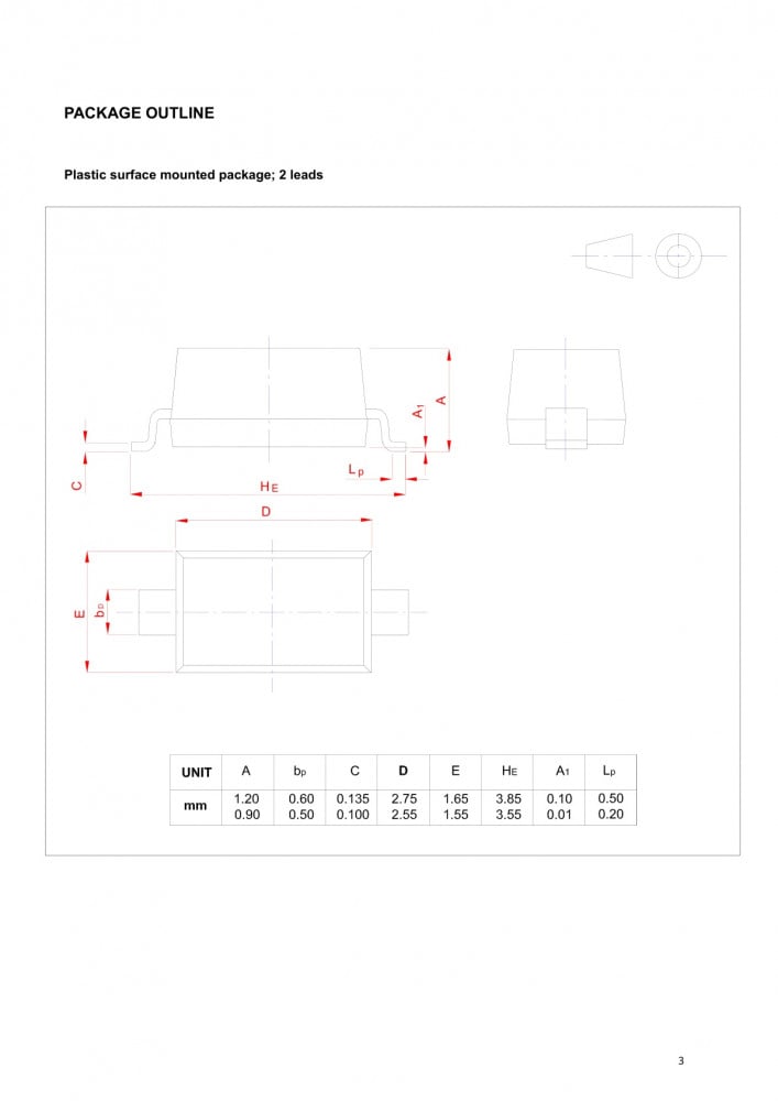 1N4148W technical document page 3