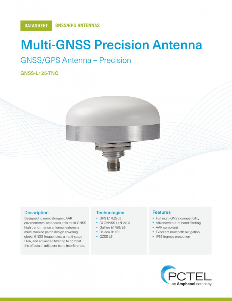 GNSS-L125-TNC technical document page 1