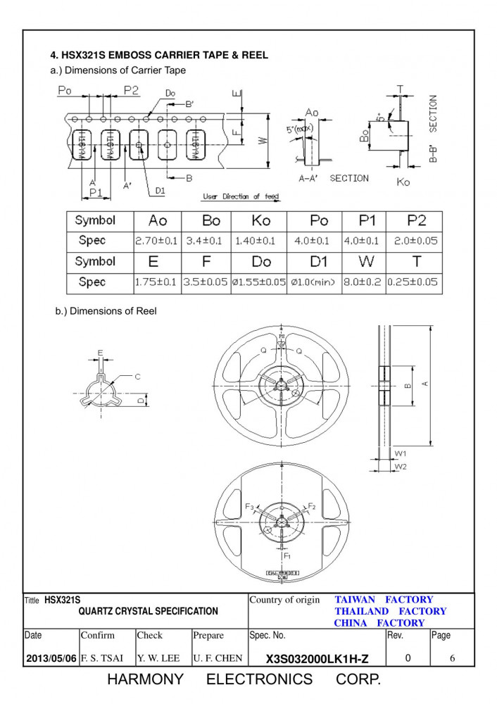X3S032000LK1H-Z specification page 6