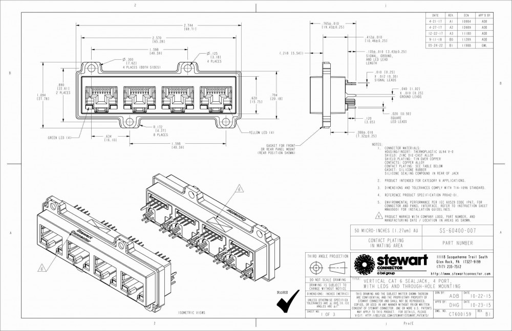SS-60400-007 product drawing page 1