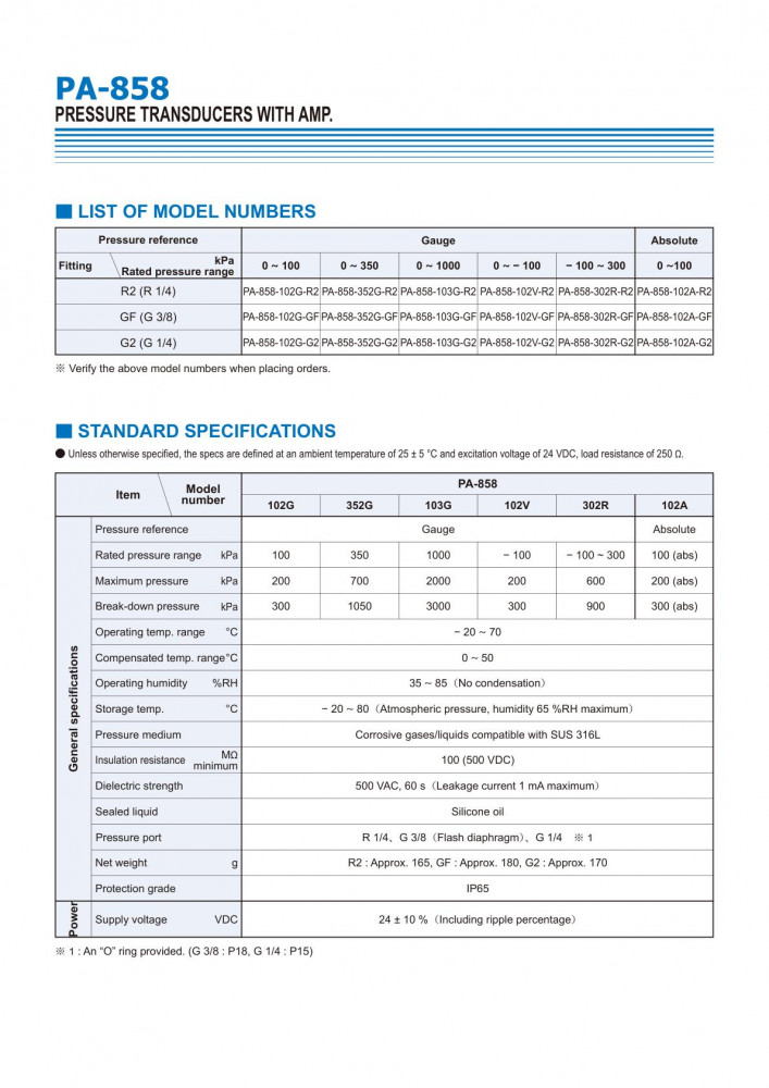 PA-858 technical document page 2