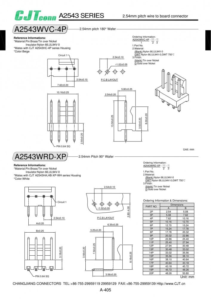 CJT A2543 series datasheet page 7