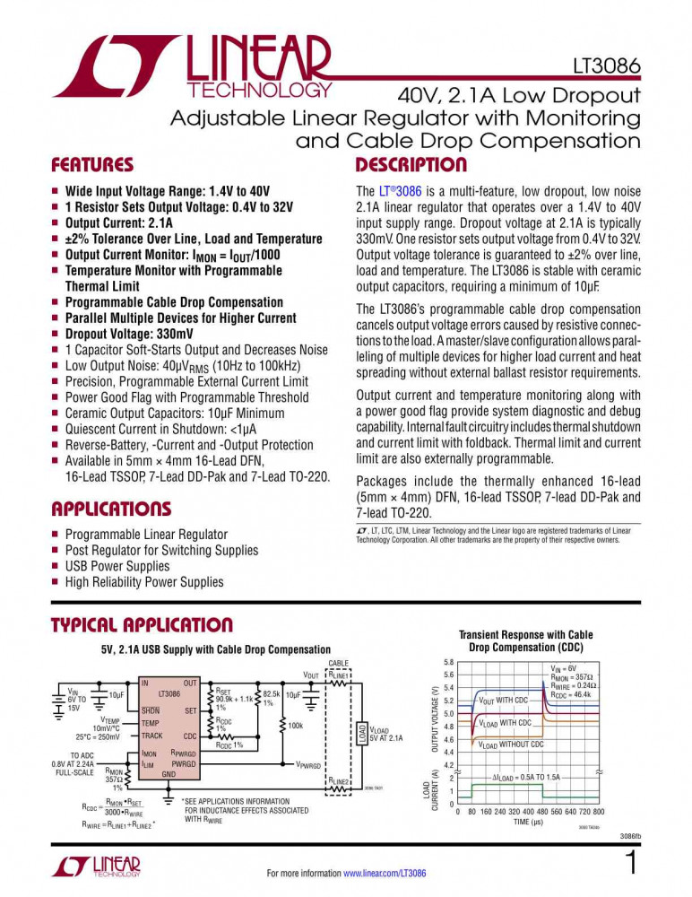 DC1729A technical document page 1