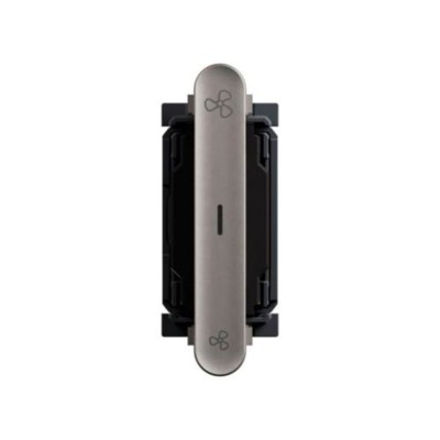Arteor Advance - Smart In-Wall Wireless Fan Switch Battery Powered Matt Titanium - Zigbee connected, app programmable, voice control for sale