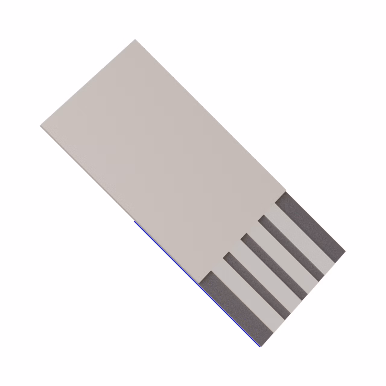 1.25mm Pitch Premo-Flex FFC Jumper, Opposite Side Contacts (Type D), 127.00mm Cable Length, Tin (Sn) Plating, 4 Circuits for sale