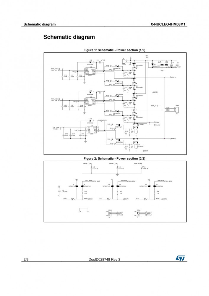 X-NUCLEO-IHM08M1 technical document page 2