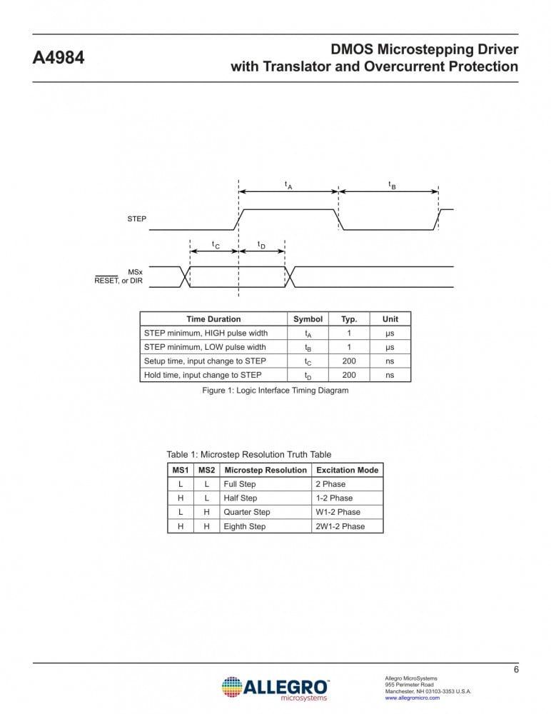 A4984 datasheet page 6
