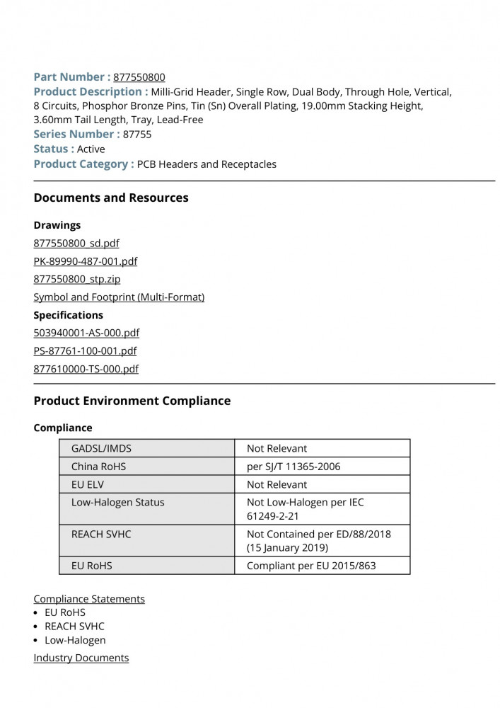 877550800 technical document page 1