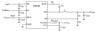 RT6342 - 42VIN, 2.5A, Asynchronous Step-Down Converter with Low Quiescent Current