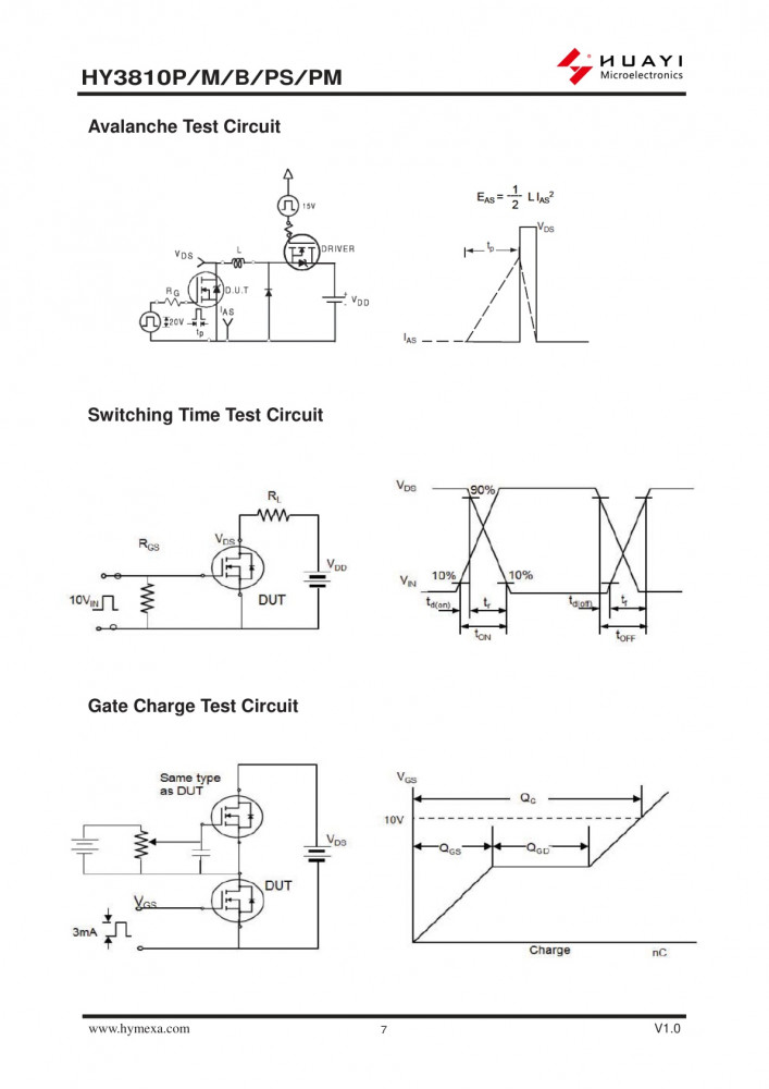 HY3810P datasheet page 7