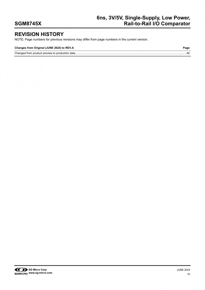 SGM8745X datasheet page 10
