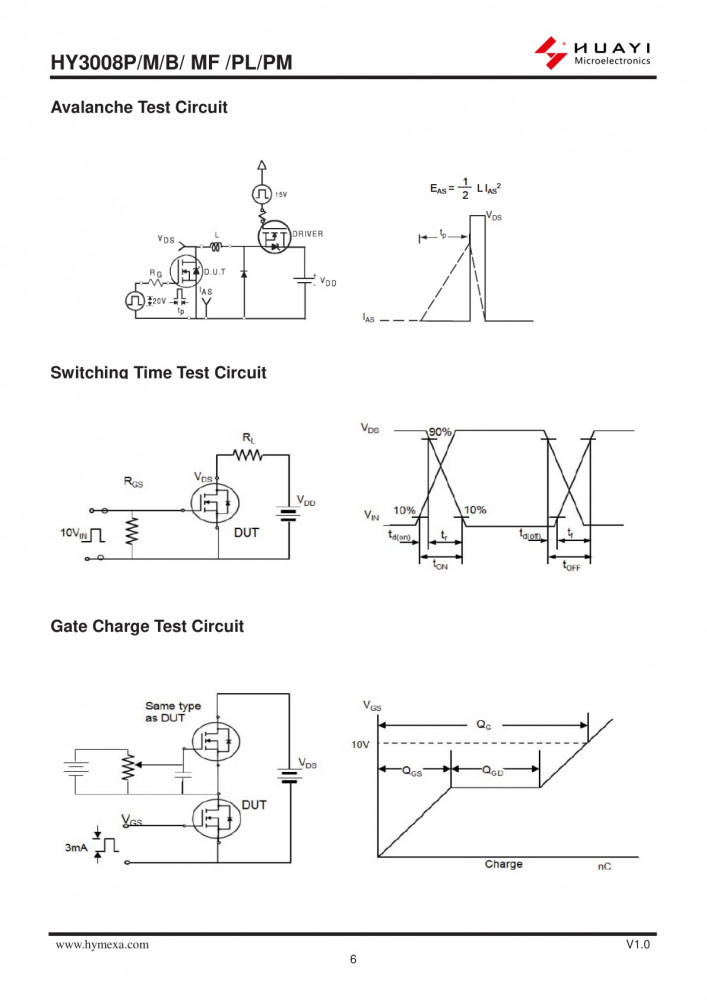HY3008P datasheet page 6