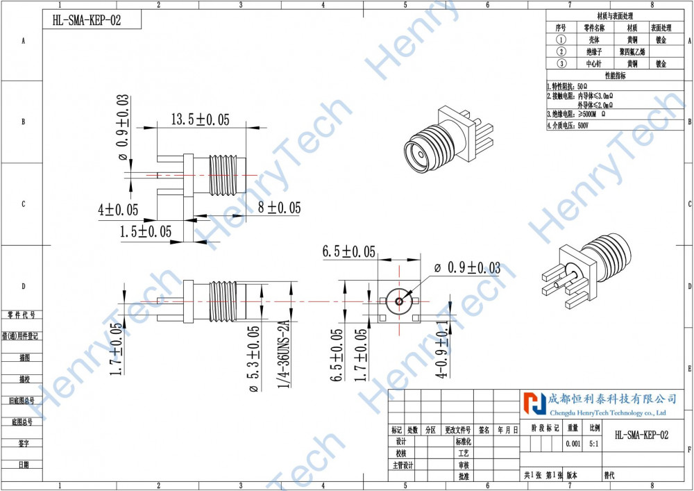 HL-SMA-KEP-02 technical document