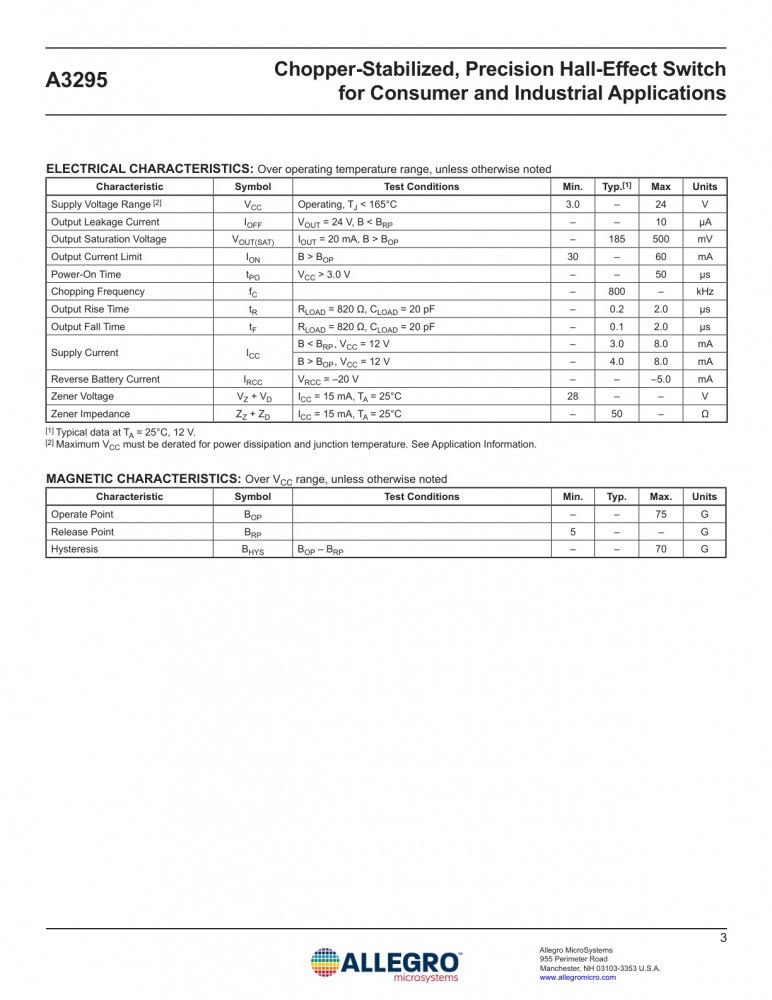 A3295KUA-T datasheet page 3