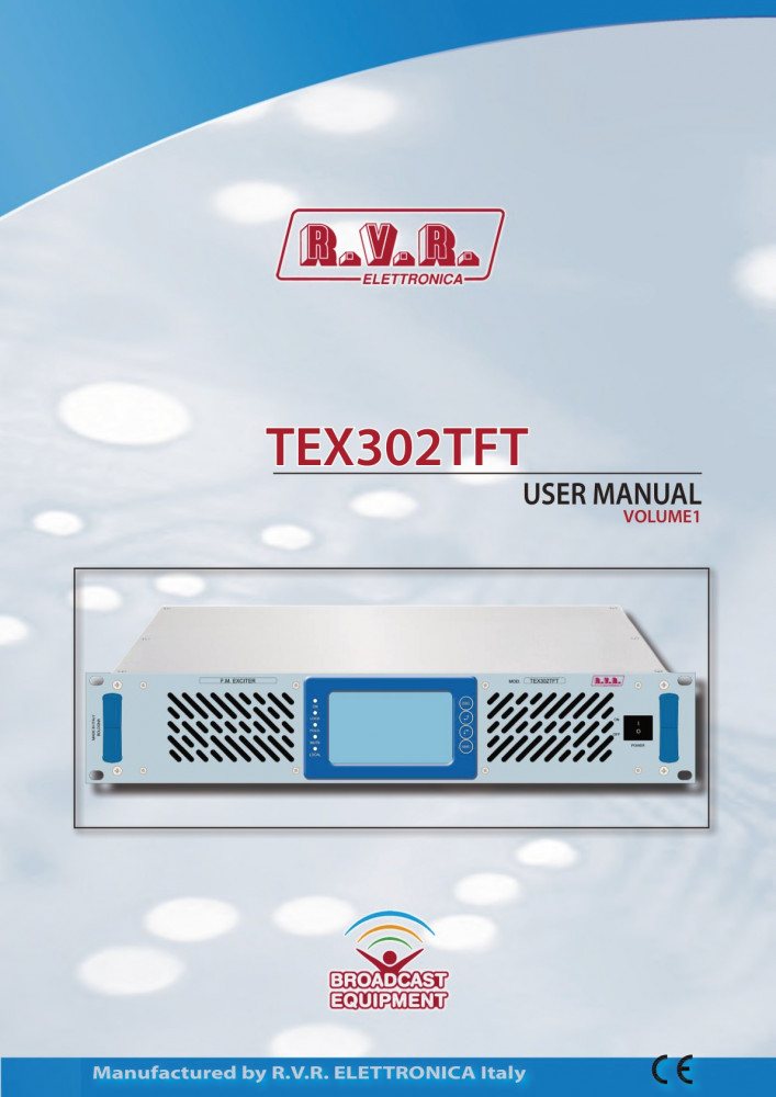TEX302TFT user manual page 1