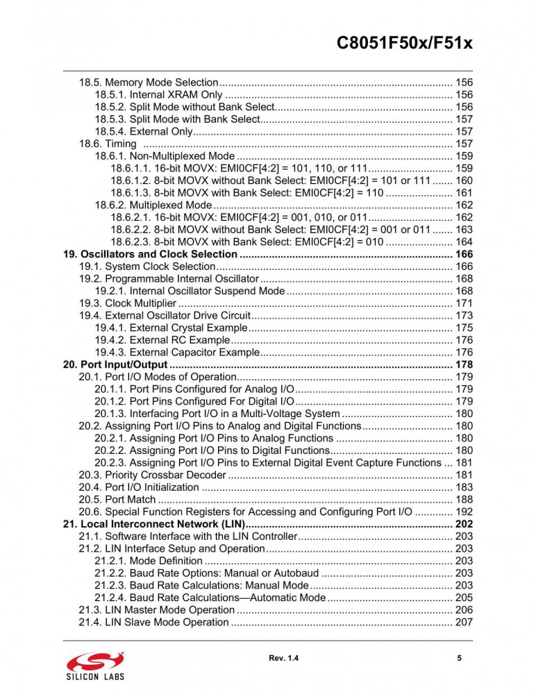 C8051F506-IQR datasheet page 5