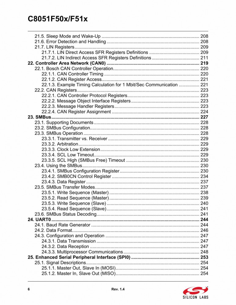 C8051F506-IQR datasheet page 6