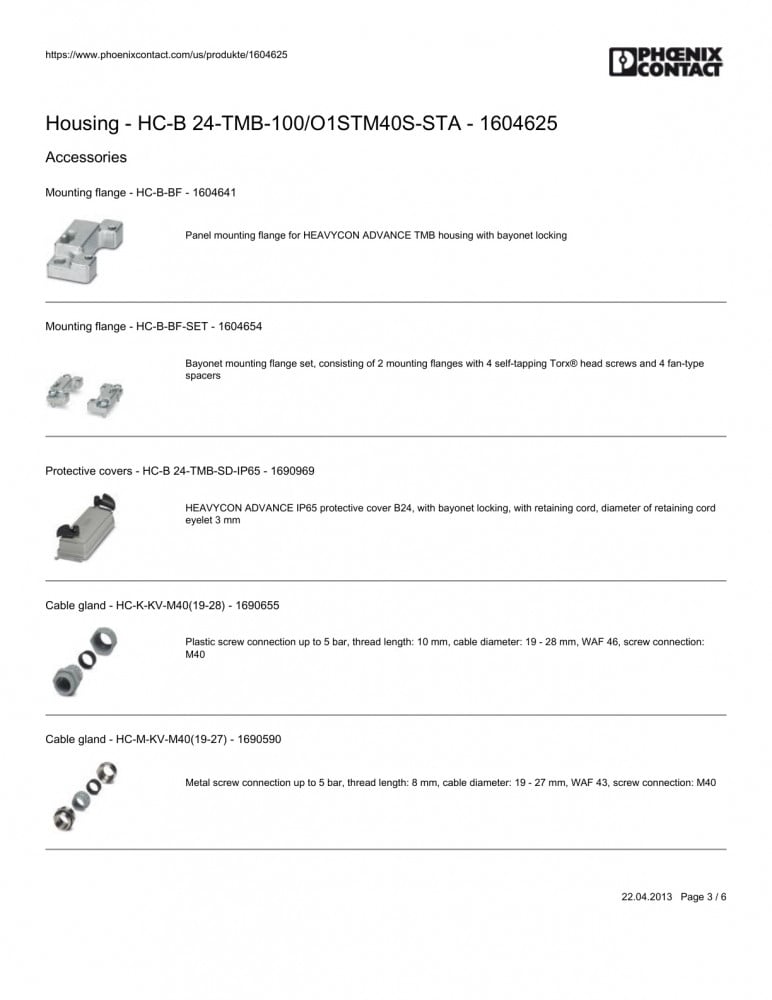 Phoenix Contact 1604625 document page 3
