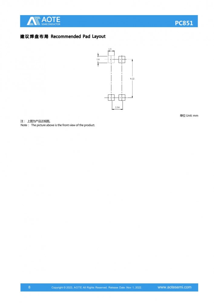 PC851 datasheet page 9