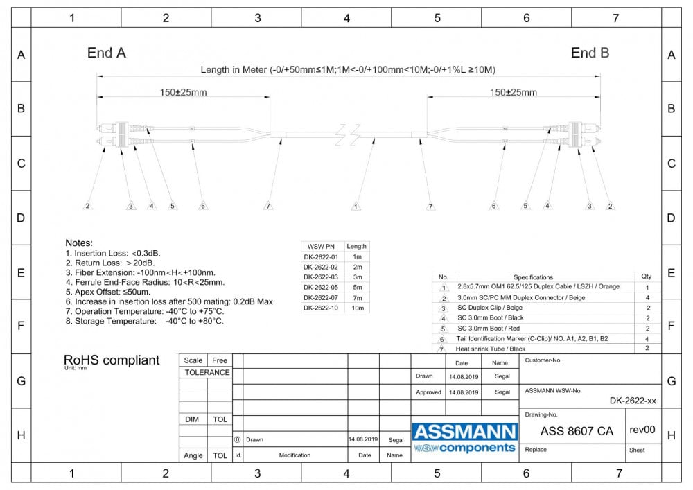 DK-2622-07 technical drawing