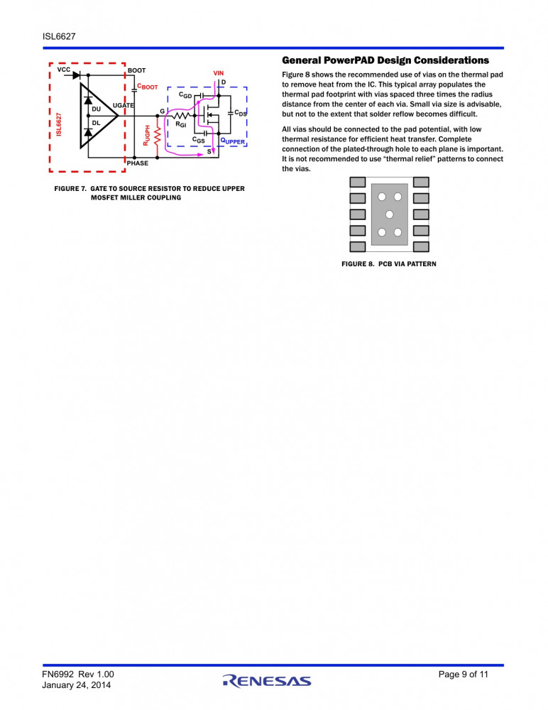ISL6627 datasheet page 9