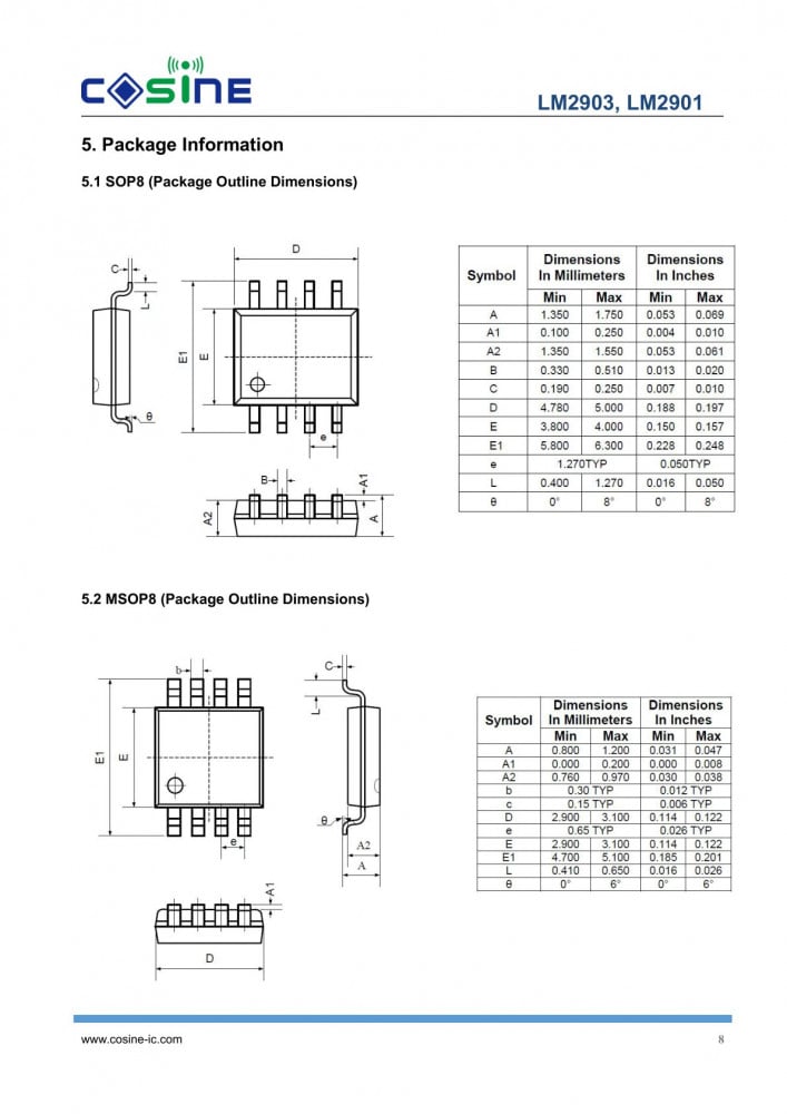 LM2901SR datasheet page 8