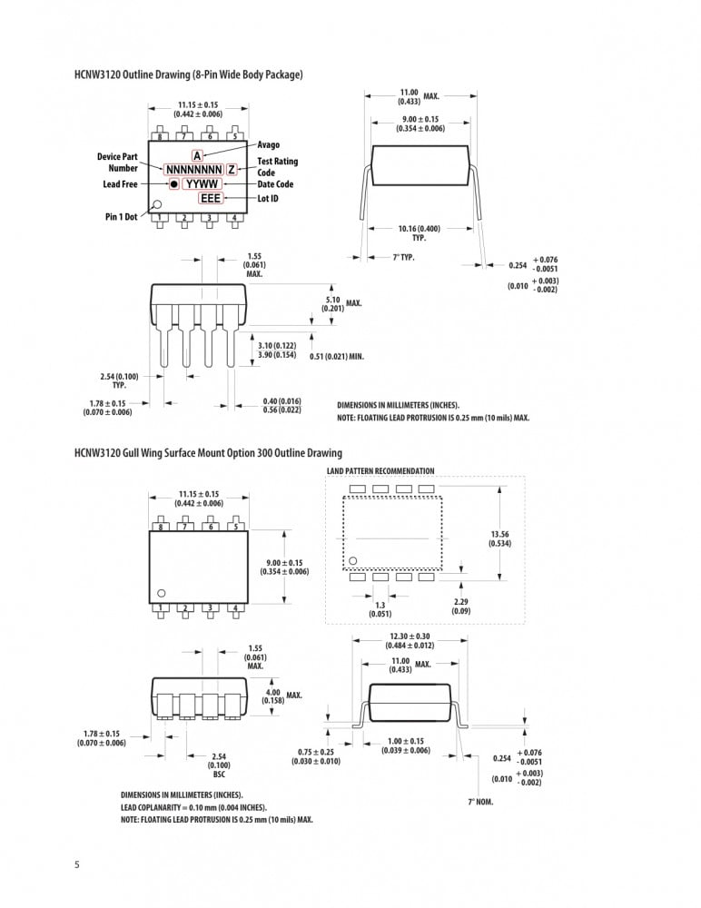 HCPL-3120 datasheet page 5