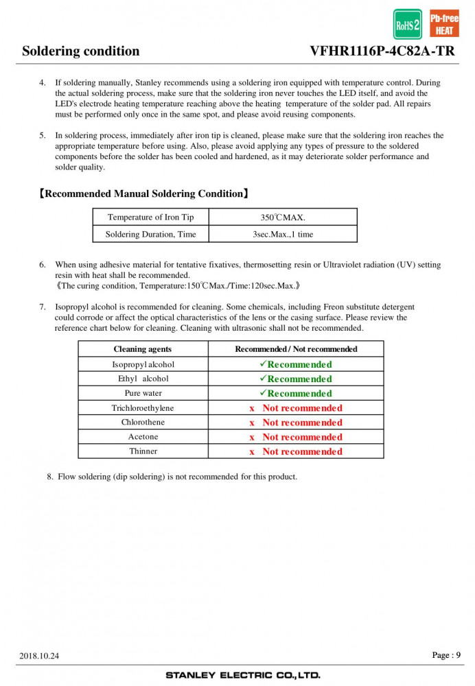 VFHR1116P-4C82A datasheet page 9